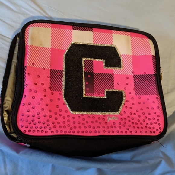 Justice | Accessories | Justice Letter C Lunch Bag | Poshmark